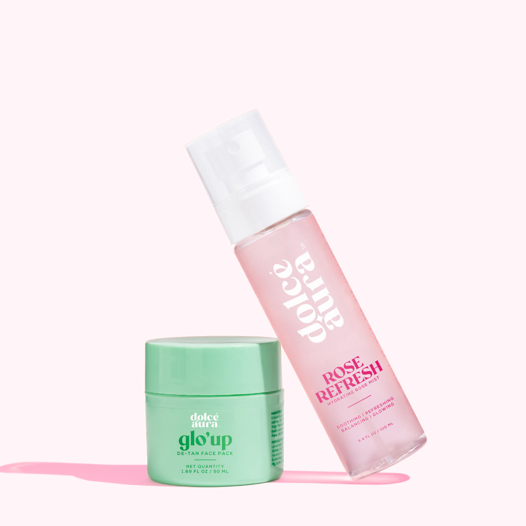 Rose Refresh Rose Water Mist & De-Tan Face Pack – Hydrating, Face Pack ...